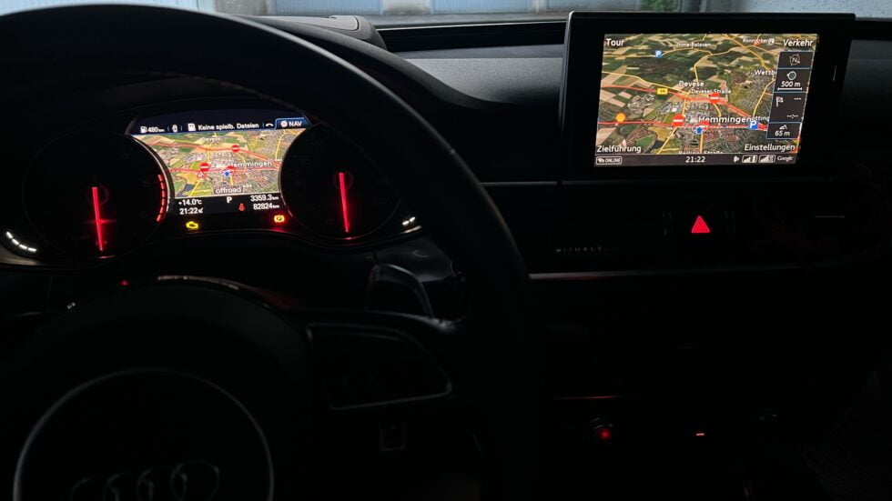 Audi A6 2019 MIB2 C7 4G Navigation mit Google Maps / Earth aktivieren ...